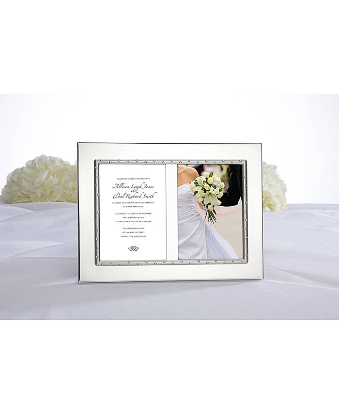 Lenox Devotion Ring Double Invitation Frame - Macy's