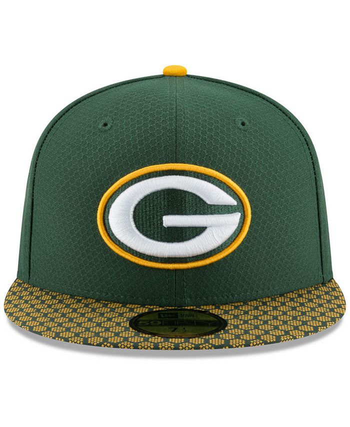 New Era Green Bay Packers Sideline 59FIFTY Cap - Macy's