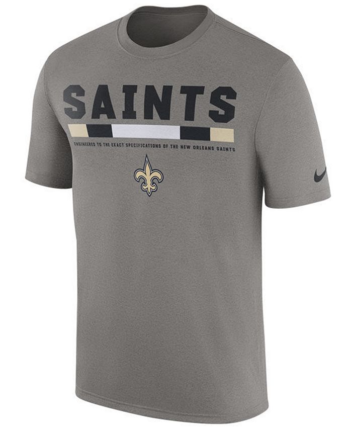 Nike Men's New Orleans Saints Legend Staff T-Shirt - Macy's