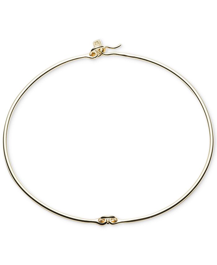 Ralph Lauren Gold-Tone Linked Hard Collar Necklace - Macy's
