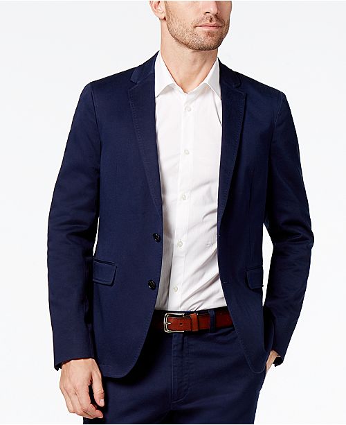 Daniel Hechter Paris Men's Essential Classic-Fit Stretch Suit Jacket ...