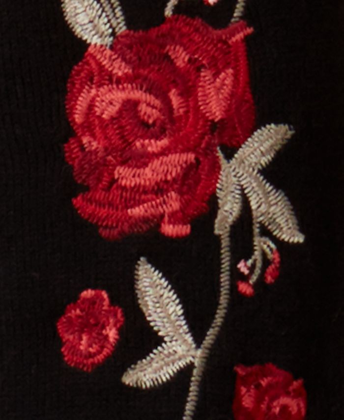 Style & Co Embroidered Duster Cardigan, Created for Macy's - Macy's