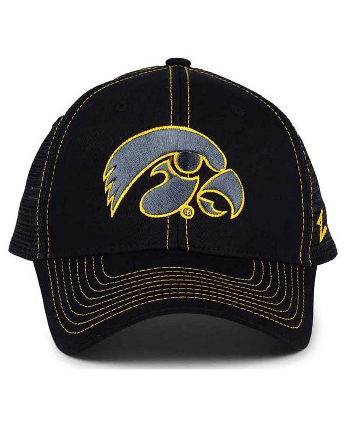 Zephyr Iowa Hawkeyes Staple Trucker Blackout Snapback Cap - Macy's