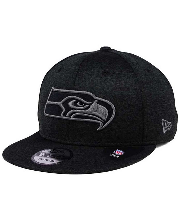 New Era Seattle Seahawks Shadow Black Graph 9FIFTY Snapback Cap - Macy's
