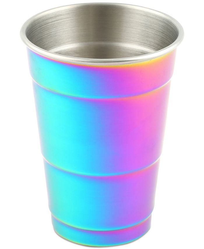 Cambridge CLOSEOUT! Thirstystone Metallic Rainbow Party Cup - Macy's