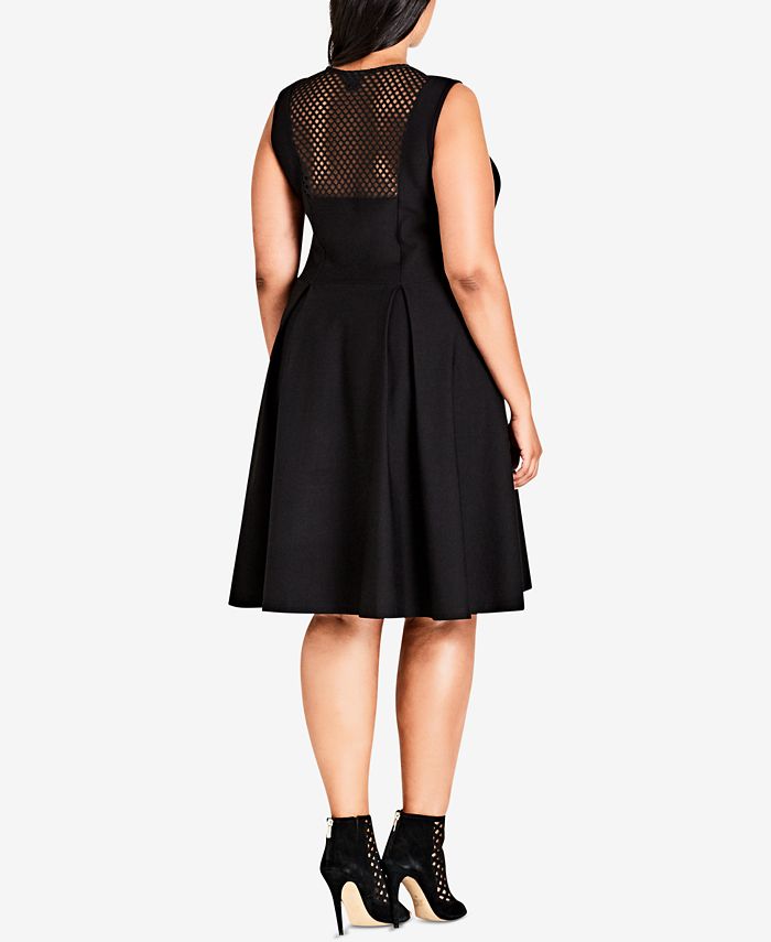 City Chic Trendy Plus Size Rose Adore Dress - Macy's