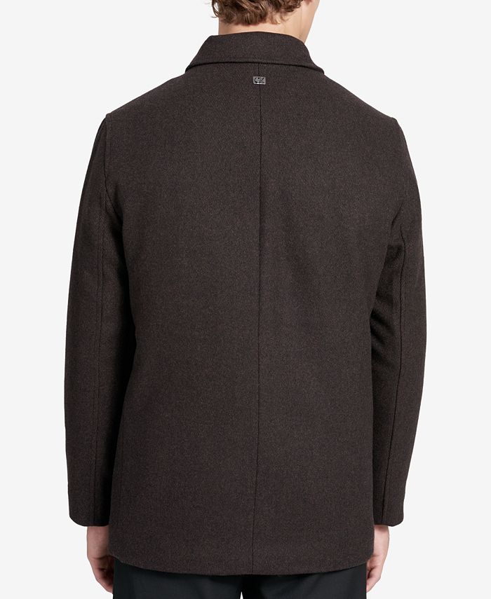 Calvin Klein Men's Big & Tall Wool Overcoat - Macy's