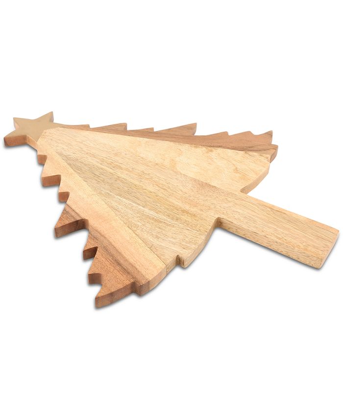 Thirstystone CLOSEOUT! Tree-Shaped Wood Serving Board - Macy's