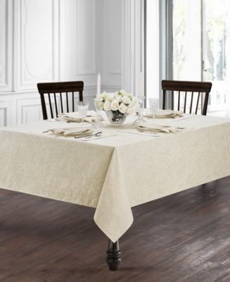 Waterford Peony Ivory 70" x 126" Tablecloth - Macy's
