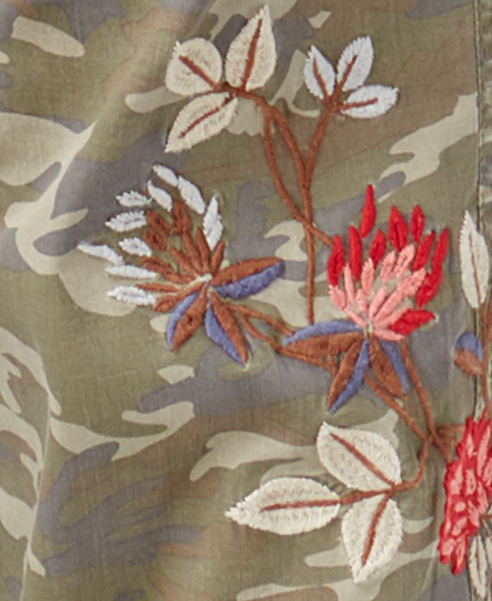 Style & Co Embroidered Capri Pants, Created for Macy's - Macy's