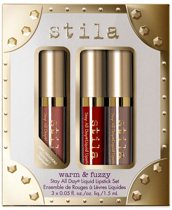 Stila 3-Pc. Warm & Fuzzy Stay All Day® Liquid Lipstick Set - Macy's