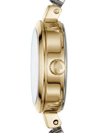 kate spade new york Women's Gold-Tone Stainless Steel & Pavé Star Chain ...