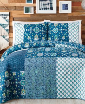 Jessica Simpson Murano Glass Reversible Cotton Quilt and Sham ...