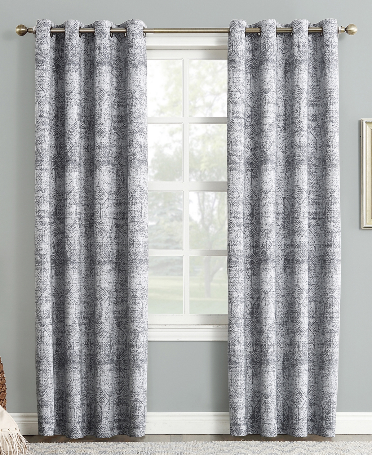 Click here for Darren Distressed Woven Jacquard Blackout Grommet... prices