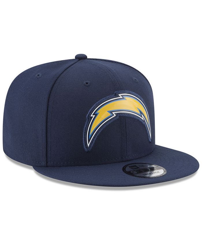 New Era Los Angeles Chargers Bold Bevel 9FIFTY Snapback Cap - Macy's