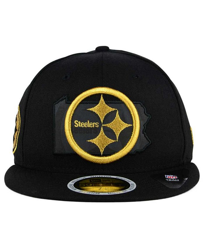 New Era Pittsburgh Steelers State Flective Metallic 59FIFTY Fitted Cap ...
