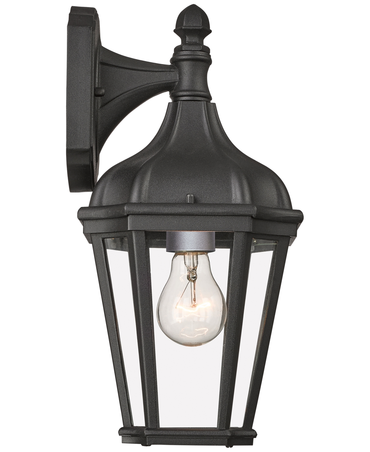 Click here for Livex Morgan Outdoor Wall Lantern - Textured Black prices
