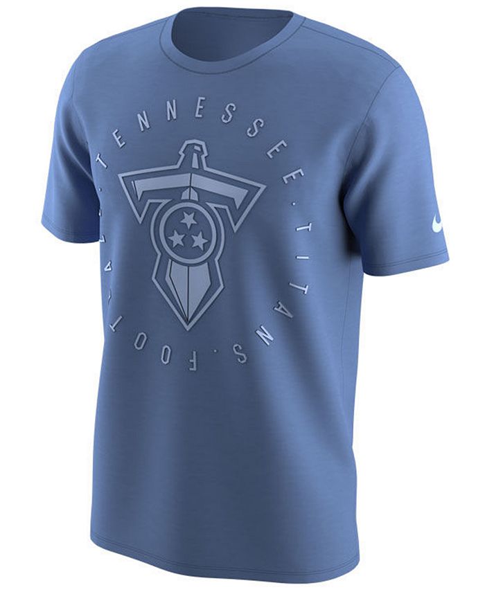 Nike Men's Tennessee Titans Color Rush Logo T-Shirt - Macy's