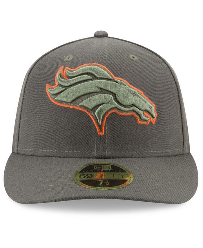 New Era Denver Broncos Salute To Service Low Profile 59FIFTY Fitted Cap ...