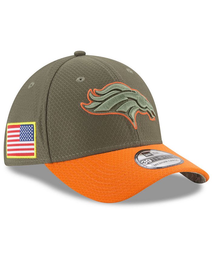 New Era Denver Broncos Salute To Service 39THIRTY Cap - Macy's