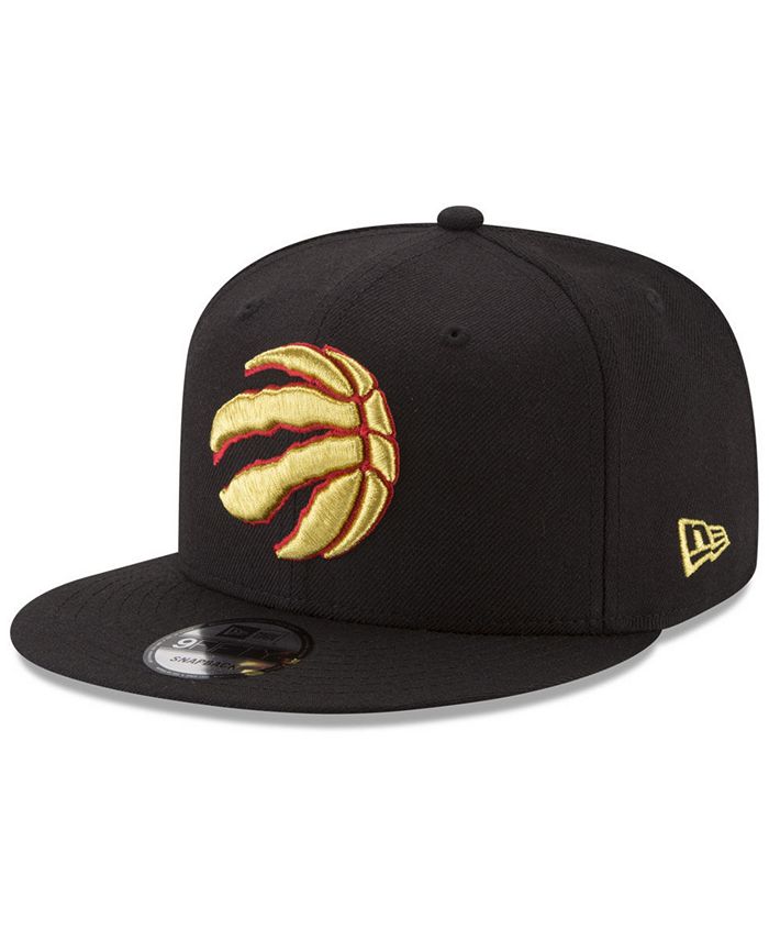 New Era Toronto Raptors Gold on Team 9FIFTY Snapback Cap - Macy's