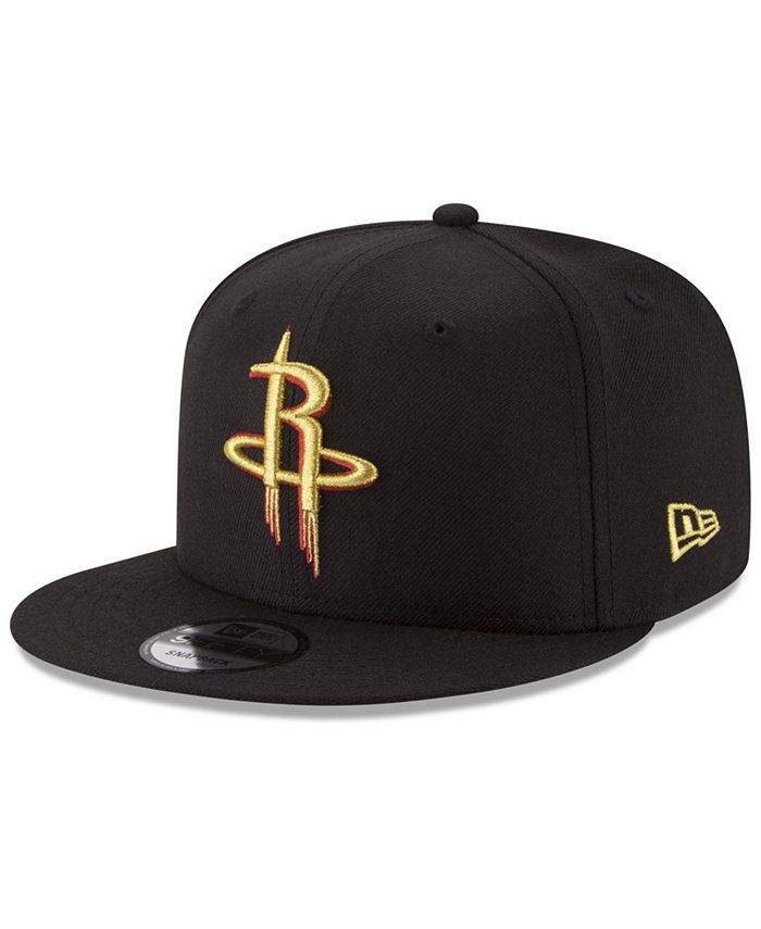 New Era Houston Rockets Gold on Team 9FIFTY Snapback Cap - Macy's