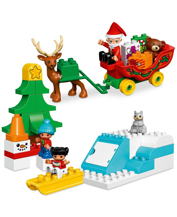 LEGO® DUPLO® 45-Pc. Town Santa's Winter Holiday 10837 - Macy's