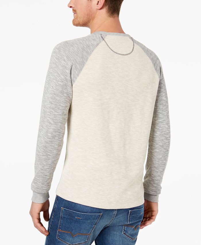 Lucky Brand Men's Textured Raglan Henley - Macy's