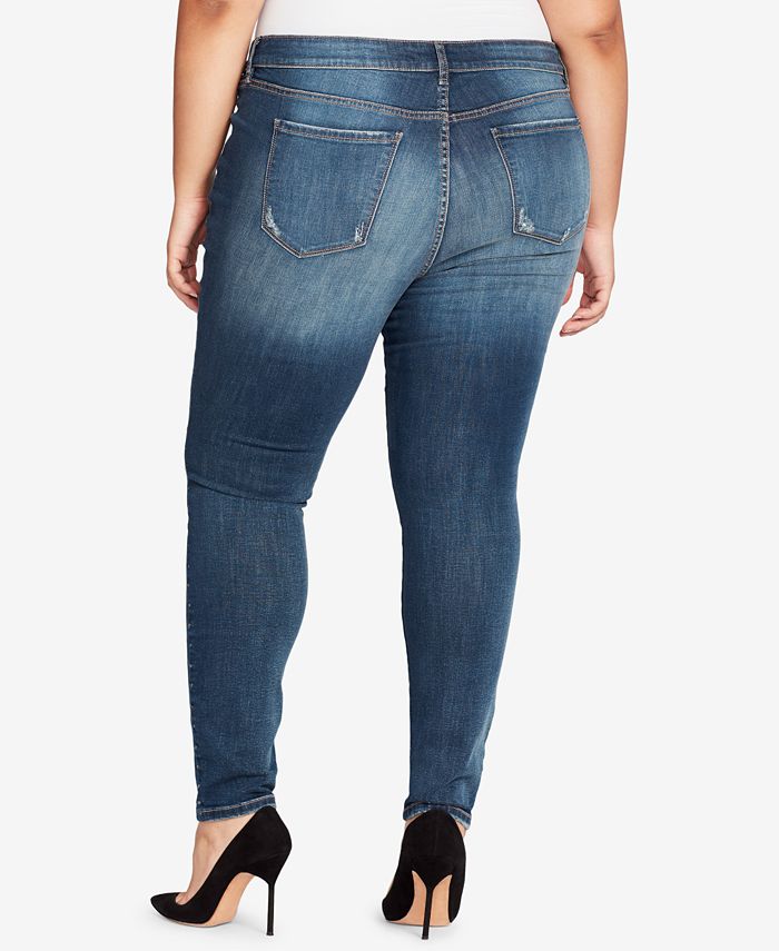 WILLIAM RAST Trendy Plus Size Ripped Skinny Jeans - Macy's