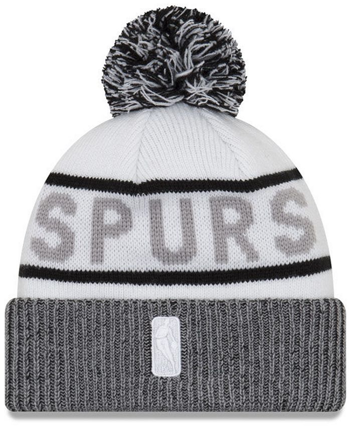 New Era San Antonio Spurs Court Force Pom Knit Hat - Macy's