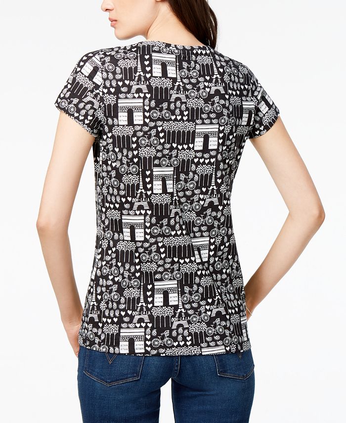 Maison Jules Paris-Print T-Shirt, Created for Macy's - Macy's