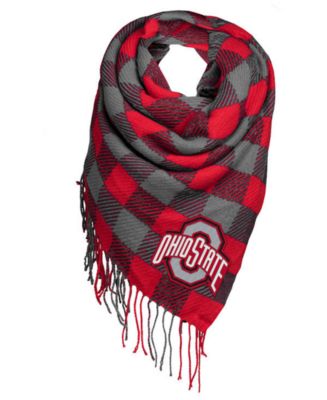 Forever Collectibles Ohio State Buckeyes Blanket Scarf - Macy's