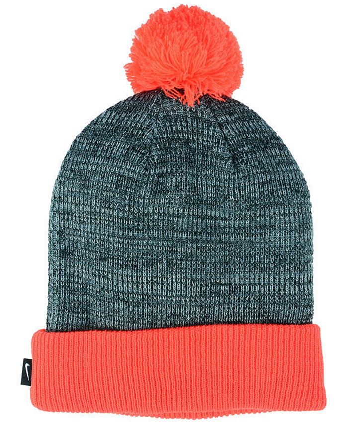 Nike Clemson Tigers Heather Pom Knit Hat - Macy's