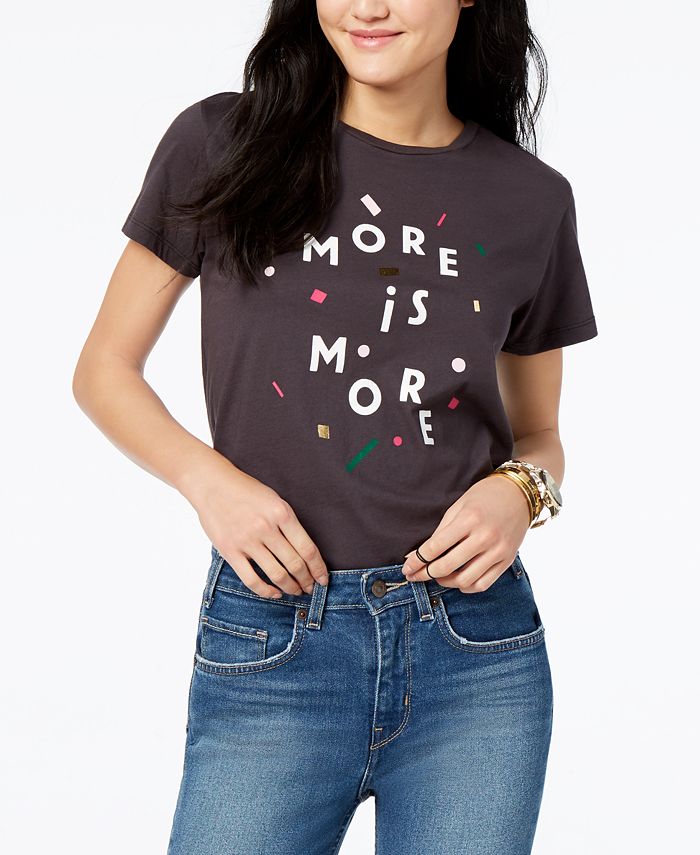 ban.do More is More Cotton Graphic-Print T-Shirt - Macy's