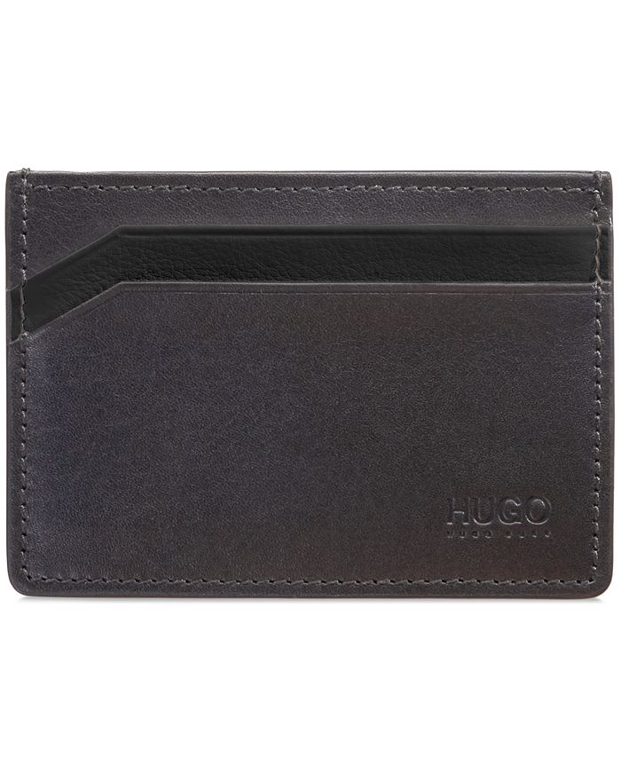 Hugo Boss Men's Leather Subway Card Holder - Macy's