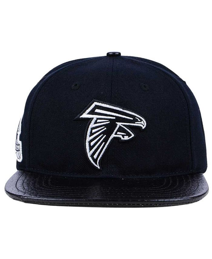 Pro Standard Atlanta Falcons Black and White Strapback Cap - Macy's