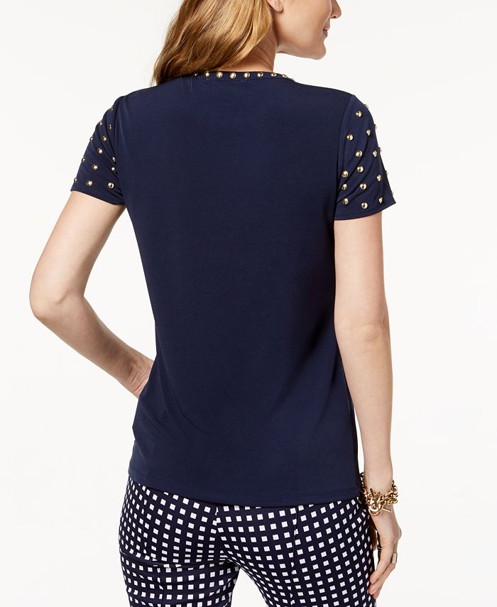 Michael Kors Studded Top - Macy's