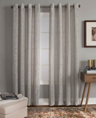 CLOSEOUT! Miller Curtains Bazille 50" x 63" Stripe Window Panel - Macy's