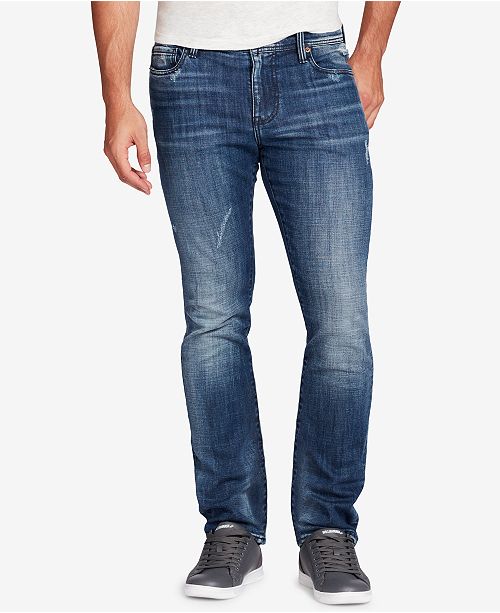 WILLIAM RAST Men's Dean Slim-Straight Fit Destroyed Jeans & Reviews ...