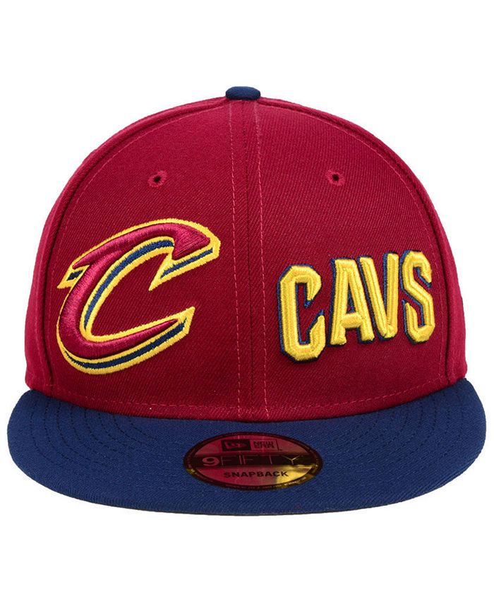 New Era Cleveland Cavaliers Double Whammy 9FIFTY Snapback Cap - Macy's