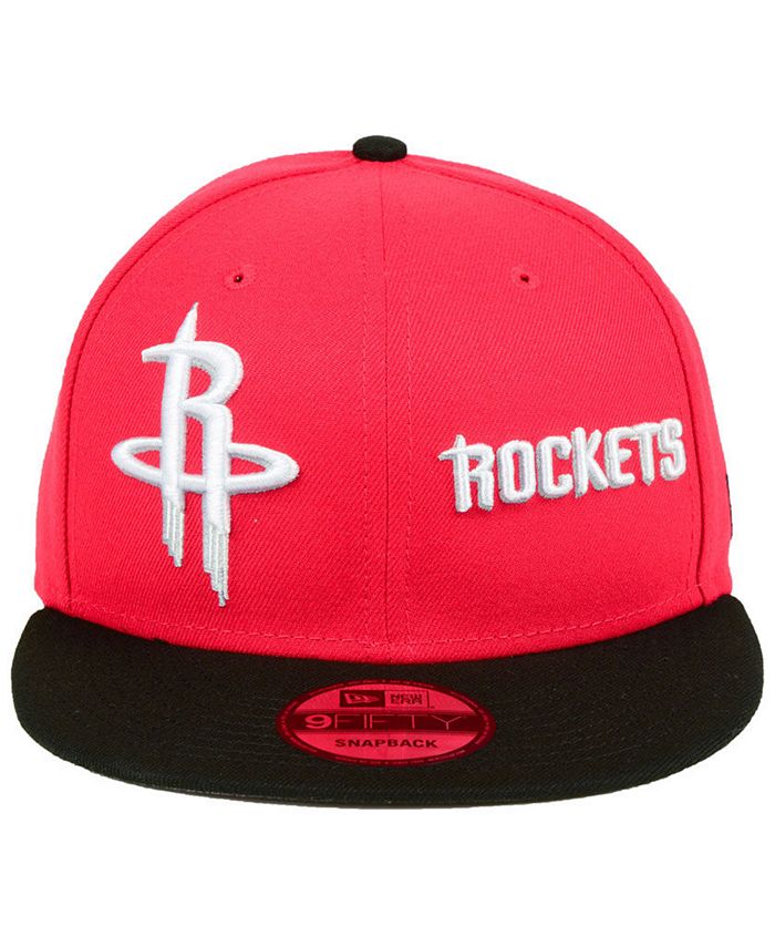 New Era Houston Rockets Double Whammy 9FIFTY Snapback Cap - Macy's