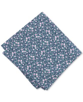 Bar III Men's Watercolor Floral Pocket Square, Created for Macy's - Macy's