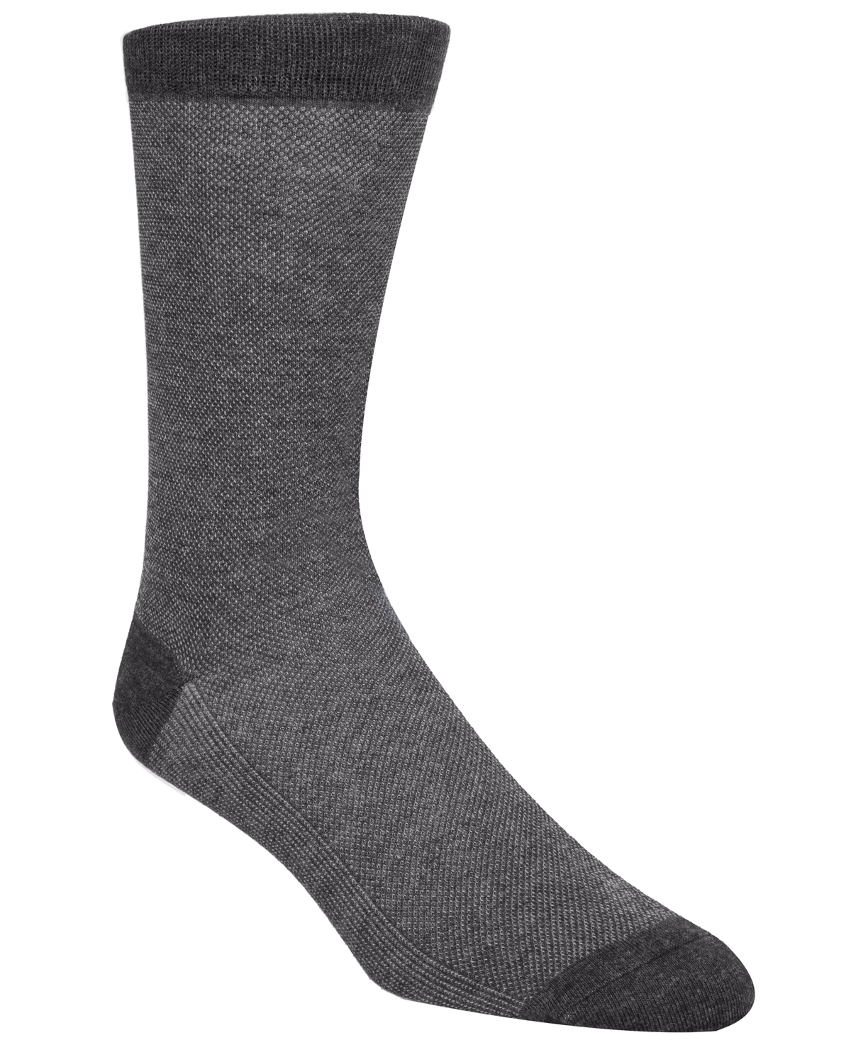 Click here for Cole Haan Mens Pique Knit Textured Crew Socks - Gr... prices
