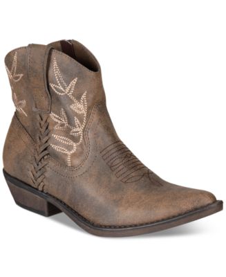 American Rag Dolly Cowboy Ankle Booties, Created for Macy's - Macy's