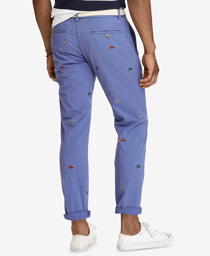 Polo Ralph Lauren Men's Nautical Straight-Fit Chinos - Macy's