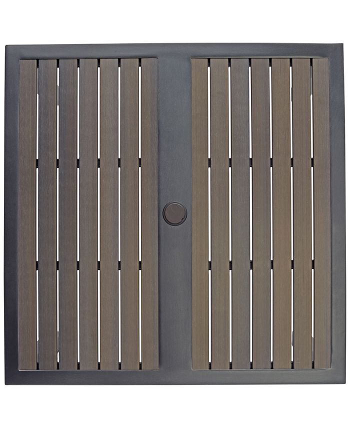 Agio CLOSEOUT! Aluminum 36" Square Outdoor Dining Table, Created for ...