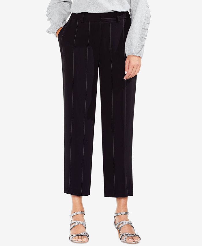 Vince Camuto Striped Ankle Pants - Macy's