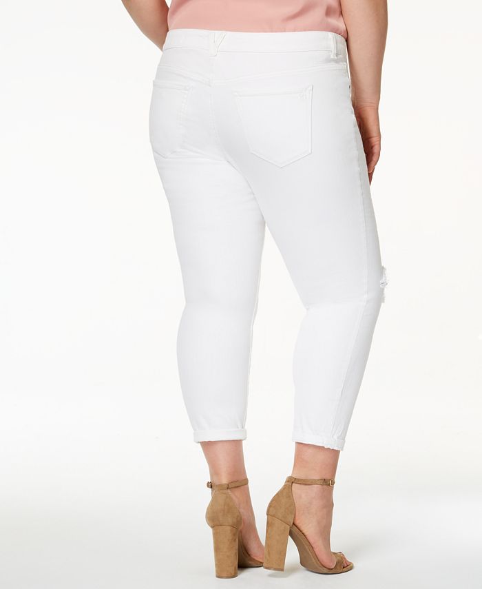 Jessica Simpson Trendy Plus Size Forever Rolled Ankle Skinny with ...