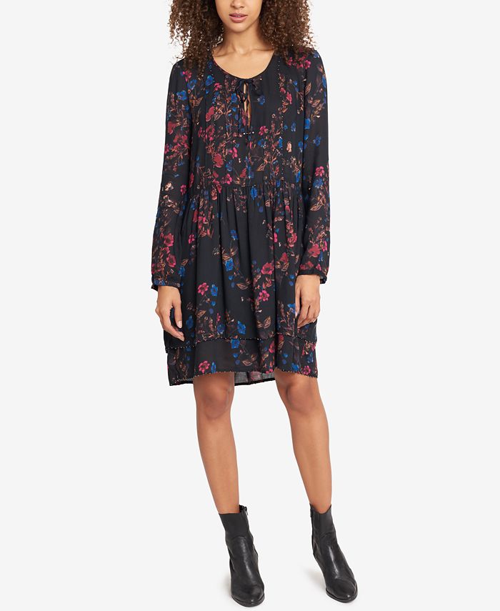 WILLIAM RAST Devondra Long-Sleeve Peasant Dress - Macy's