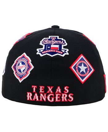 New Era Texas Rangers Ultimate Patch Collection All Patches 59FIFTY Cap ...